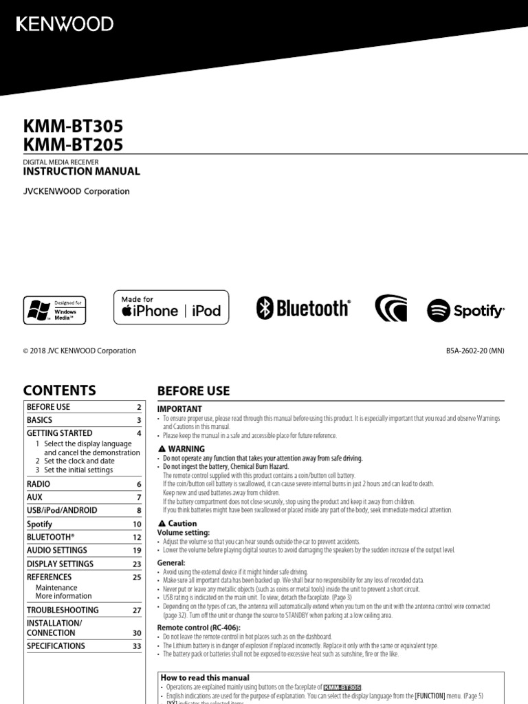 B5a 2602 20 | PDF | I Pod | Bluetooth