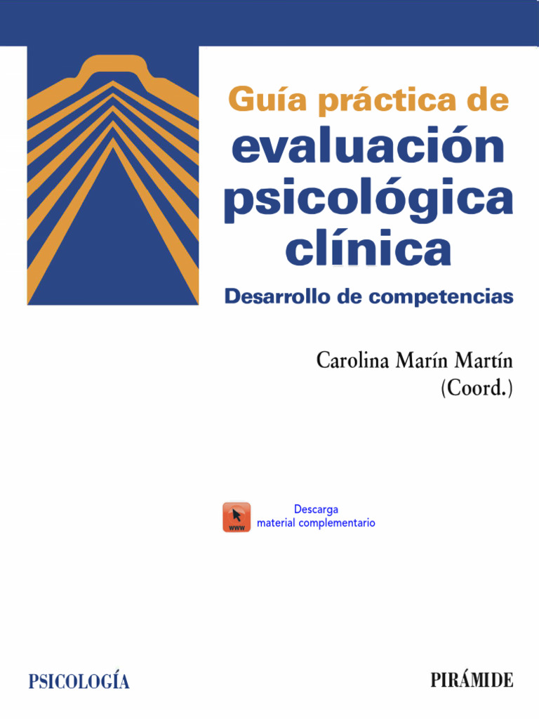Gui?a Pra?ctica de Evaluacio ́N Psicológica Clínica | PDF | Sicología | Psicología clínica