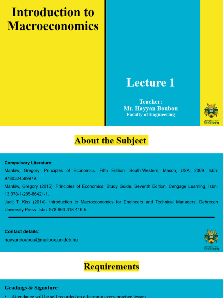 Introduction To Macroeconomics | PDF | Inflation | Market (Economics)