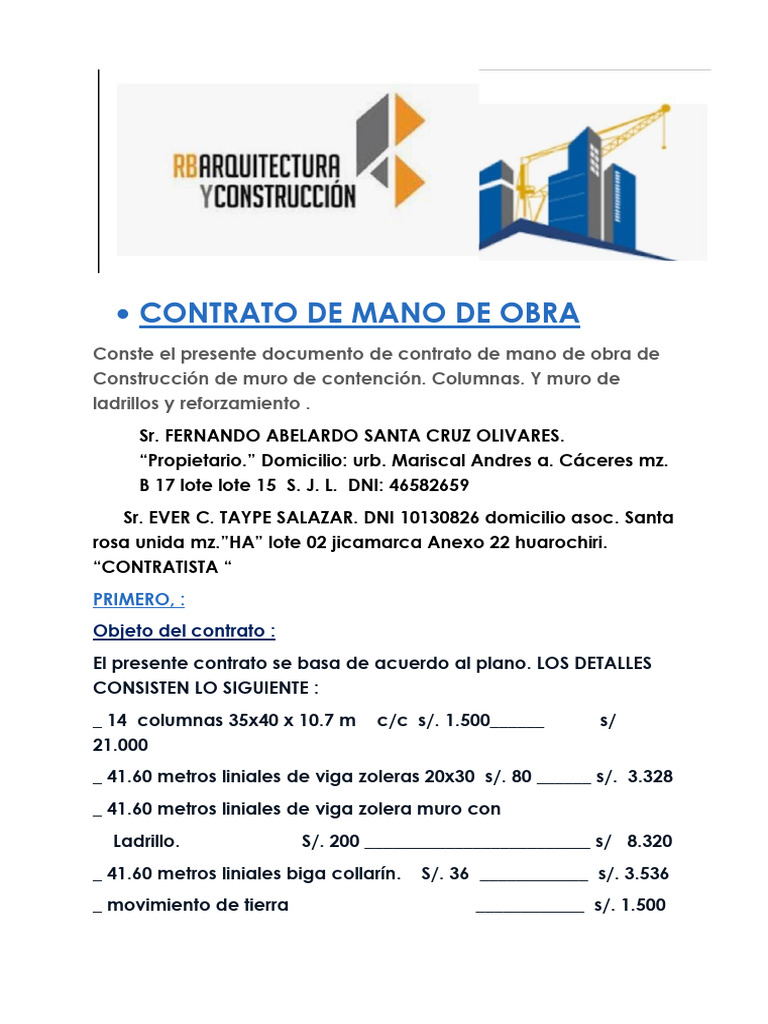 Contratos Ever TS-2 | PDF
