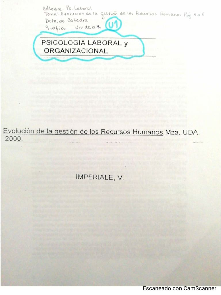 Evol RRHH Imperiale | PDF