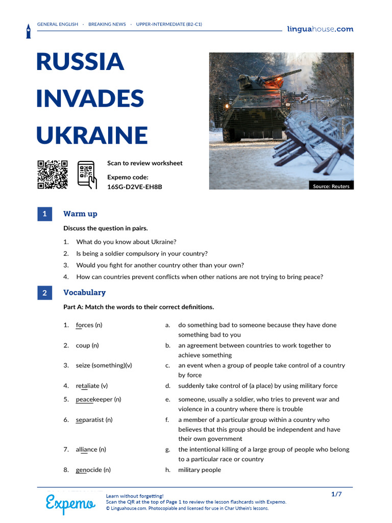 Russia's Invasion of Ukraine Explained | PDF | Vladimir Putin | World ...