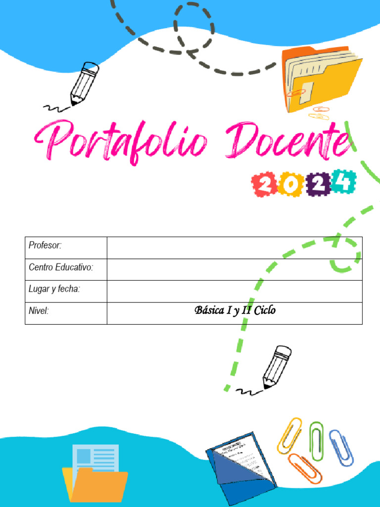 Portafolio Docente Basica I, Ii y Iii Ciclo | PDF