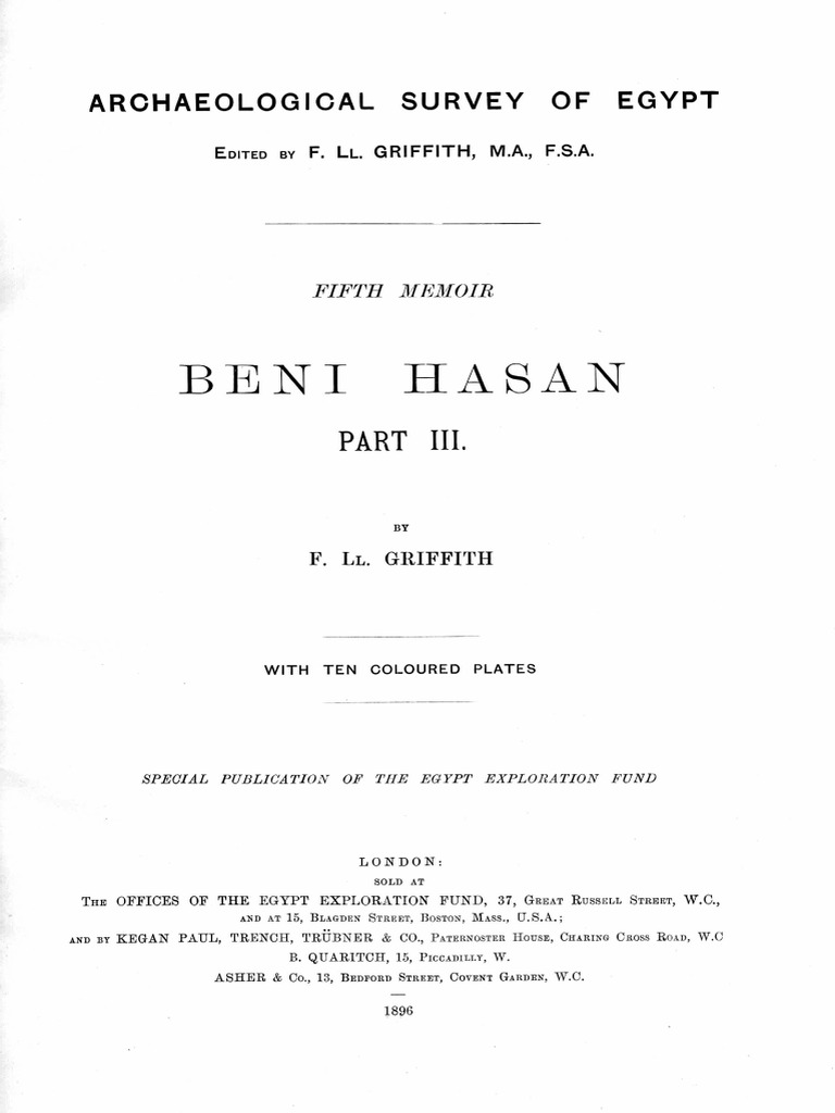 Beni Hasan 3 | PDF