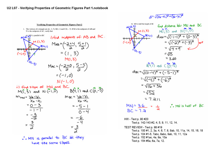 U2 L07 - Verify Properties of Geometric Figures Part 2 | PDF U2 L07 - Verify Properties of Geometric Figures Part 2 | PDF