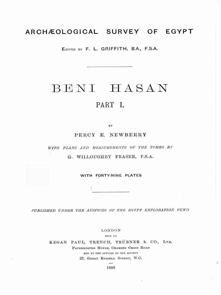 Beni Hasan 1 | PDF