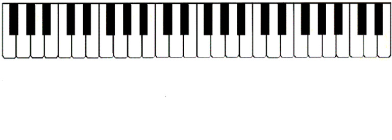Piano Keys Blank | PDF