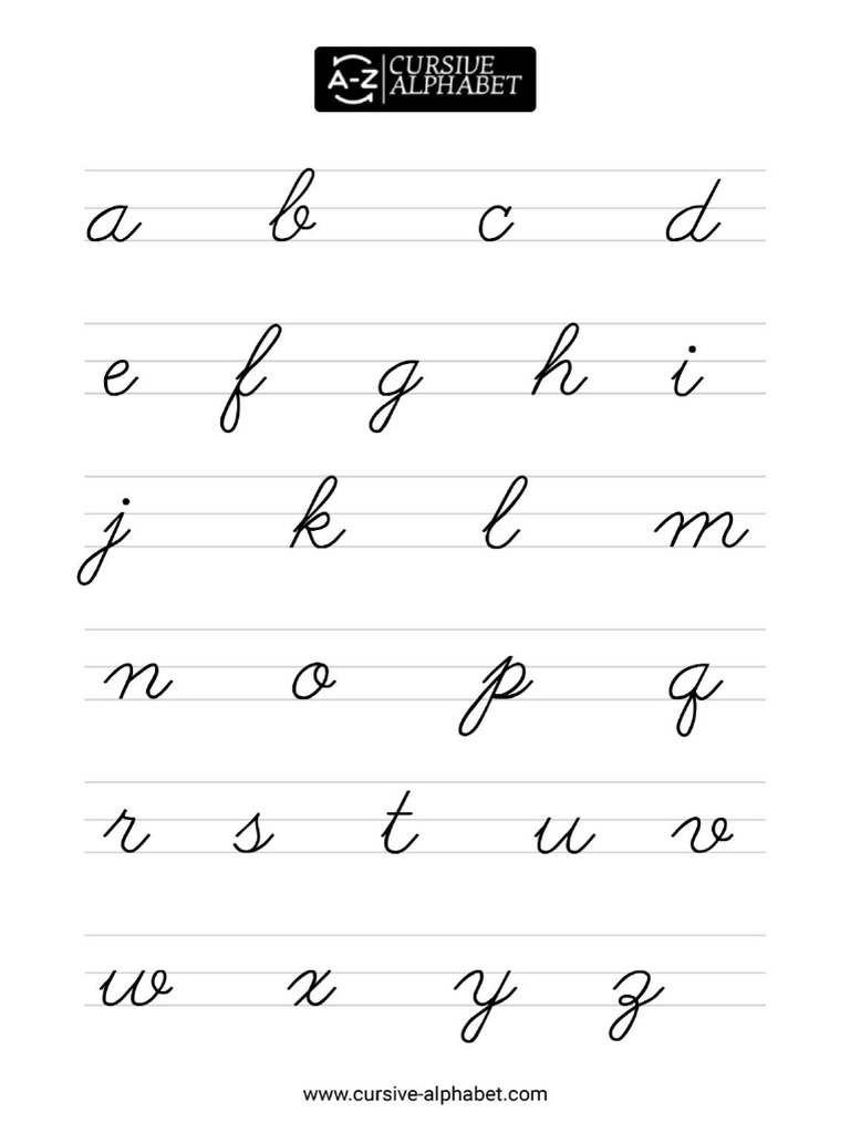 New American Cursive-Small | PDF