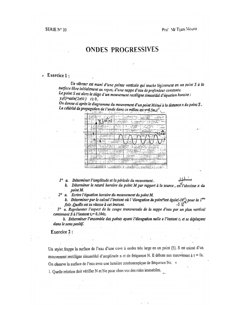 Ondes Progressives | PDF