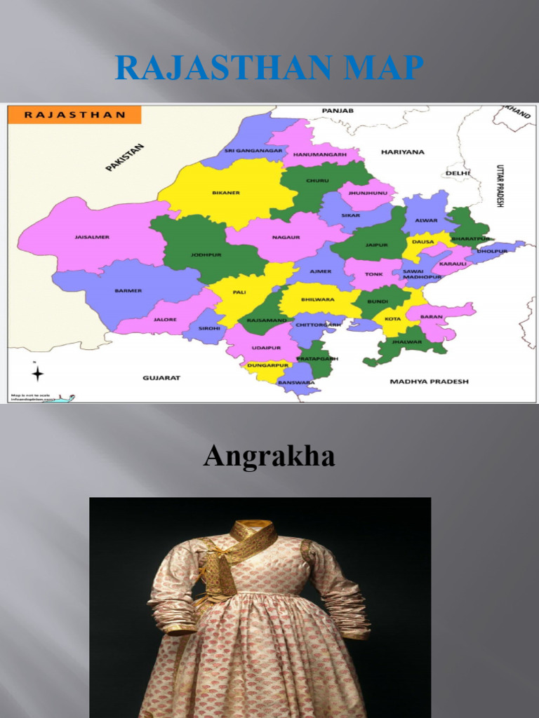 Rajasthan Map GH Powerpoint | PDF
