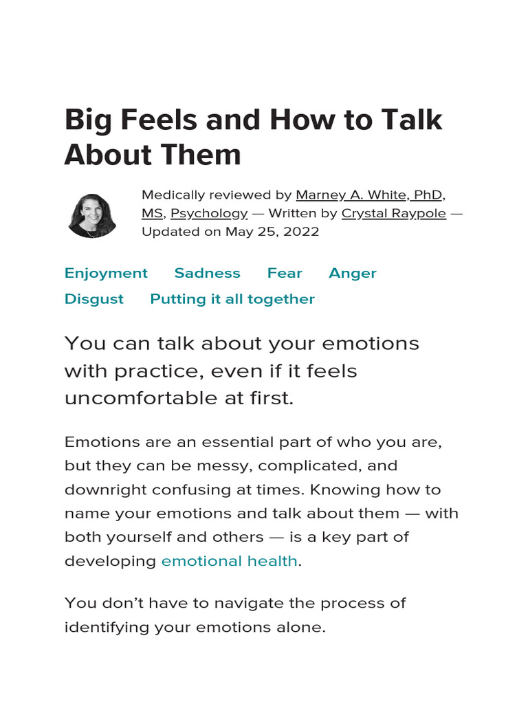 Coping with Emotions Effectively | PDF | Anger | Emotions