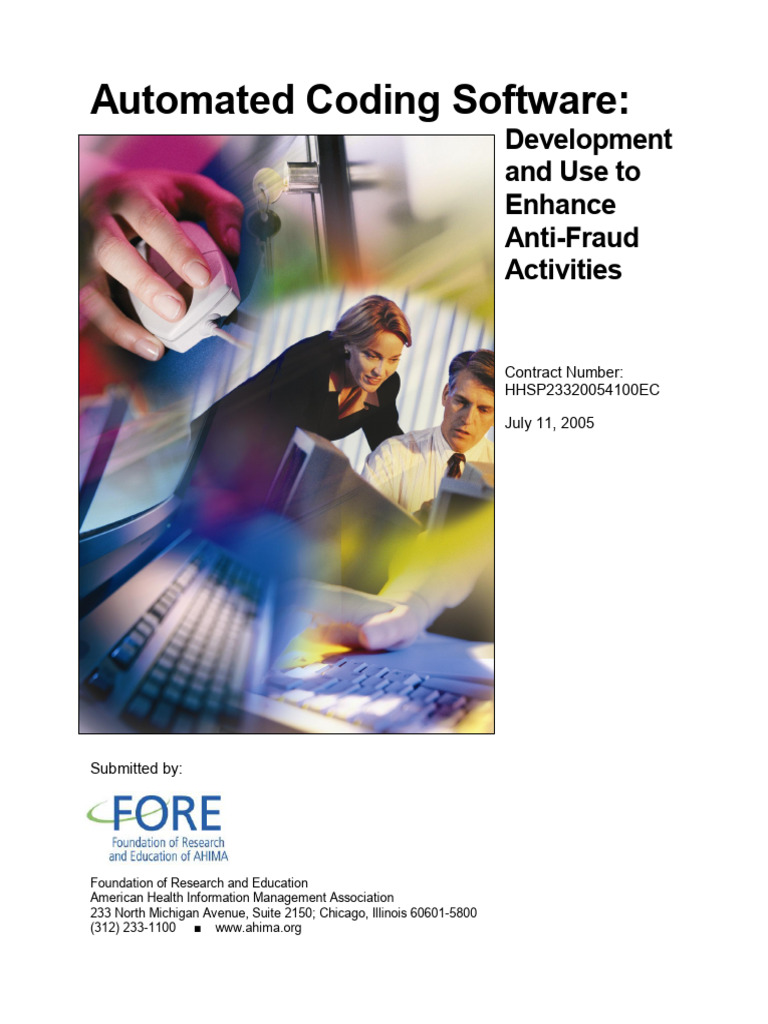 Automated Coding Software:: Development and Use To Enhance Anti Fraud Activities | PDF ...