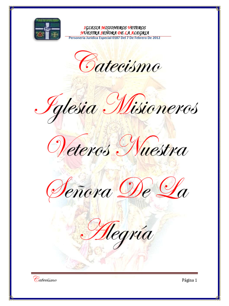 Catesismo 1 | PDF | María, madre de Jesús | Jesús