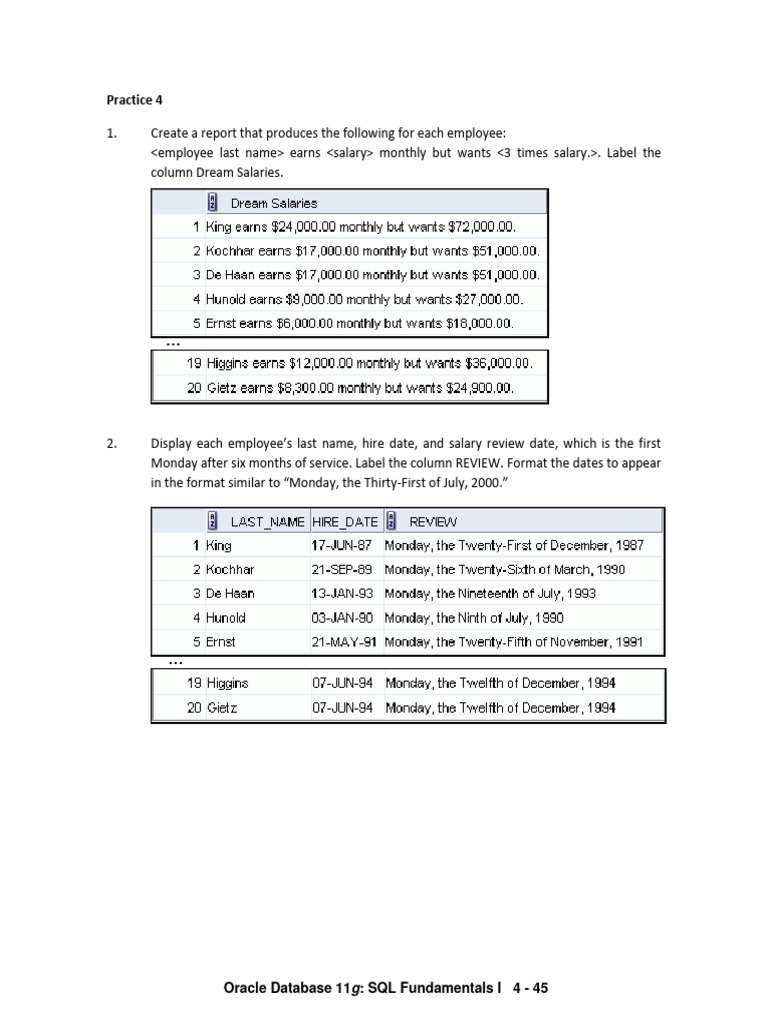 SQL Employee Data Analysis | PDF