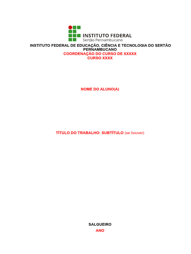 Modelo de TCC | PDF | Abstract (resumo)