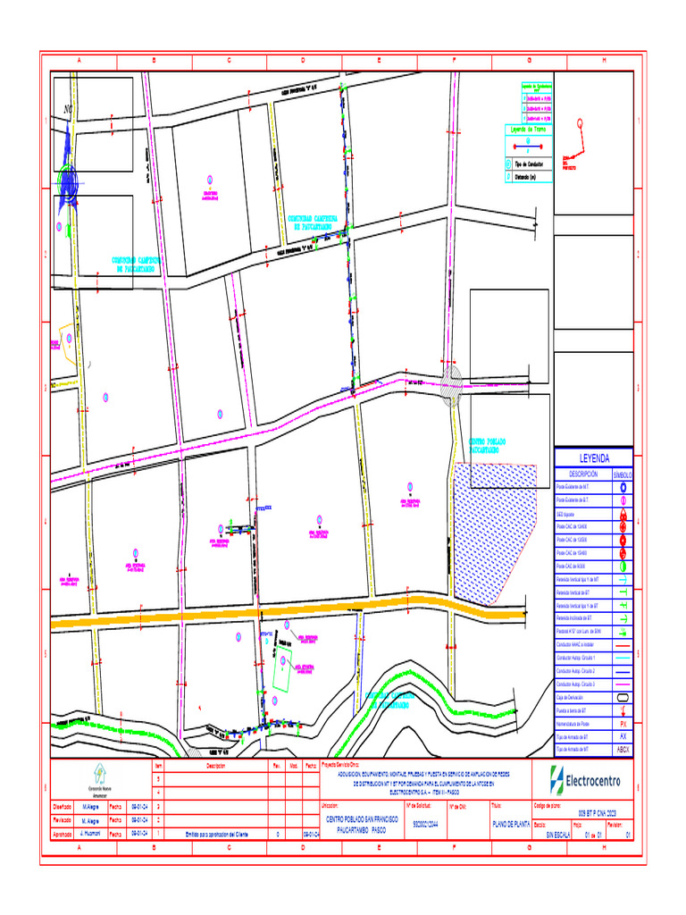 Mapa de Redes en Paucartambo, Pasco | PDF