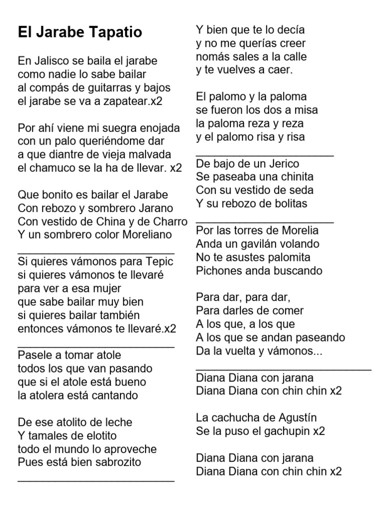 Jarabe Tapatio PDF