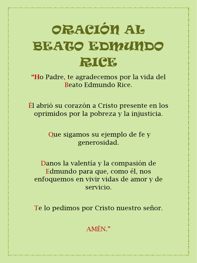 Beato Edmundo Rice | PDF