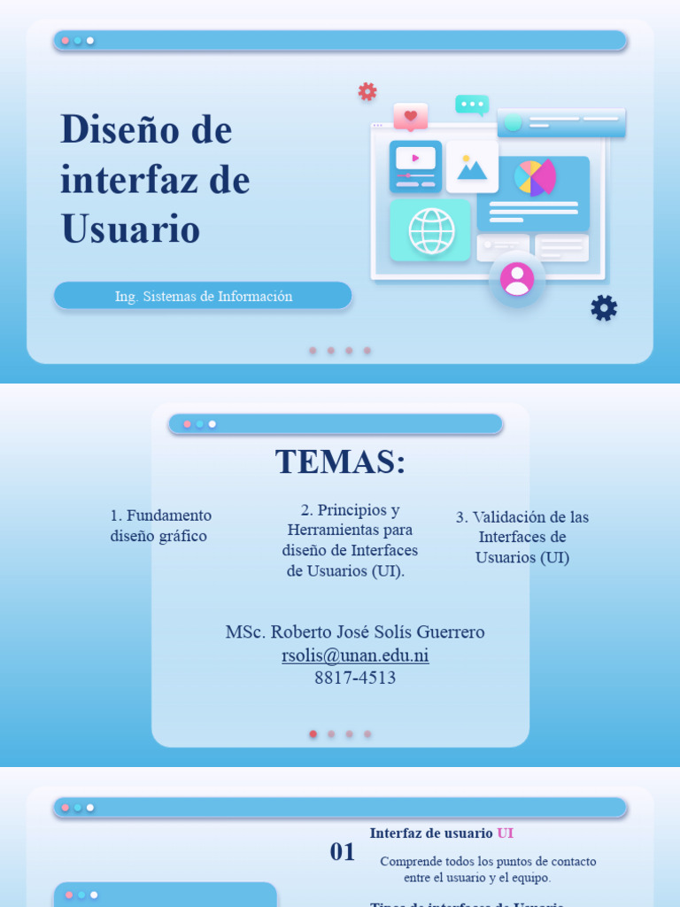 Diesño de Interfaz | PDF | Interfaz de usuario | Usuario (informática)