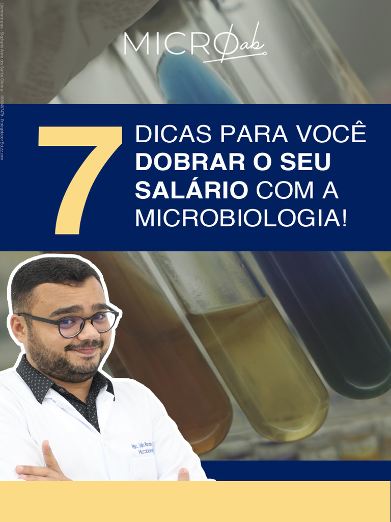 E Book 7 Dicas para Dobrar o Seu Salario Com A Microbiologia Links | PDF | Tempo | Microbiologia