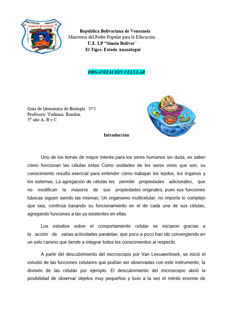 Practica de Biologia 2 | Descargar gratis PDF | Biología Celular) | Organismos