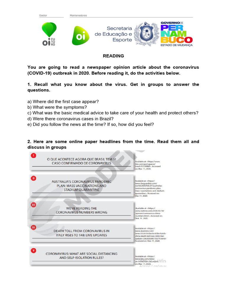 (2024 - Q1) Reading (2024) | PDF | Infection | Epidemiology