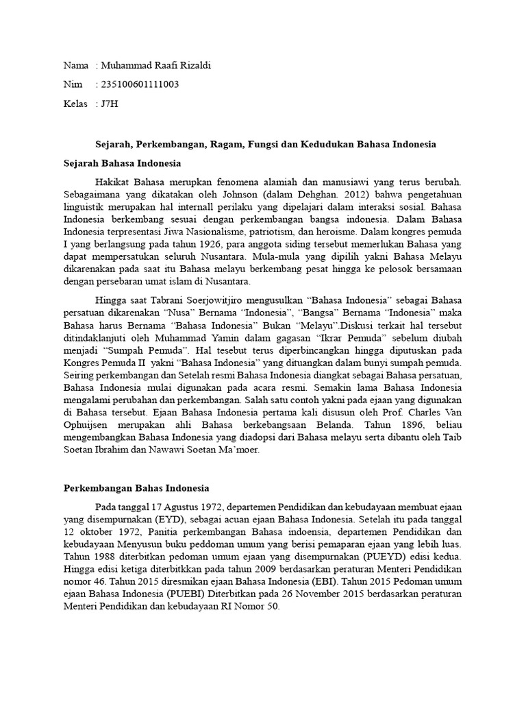 Resume Topik 1 - Muhammad Raafi Rizaldi | PDF