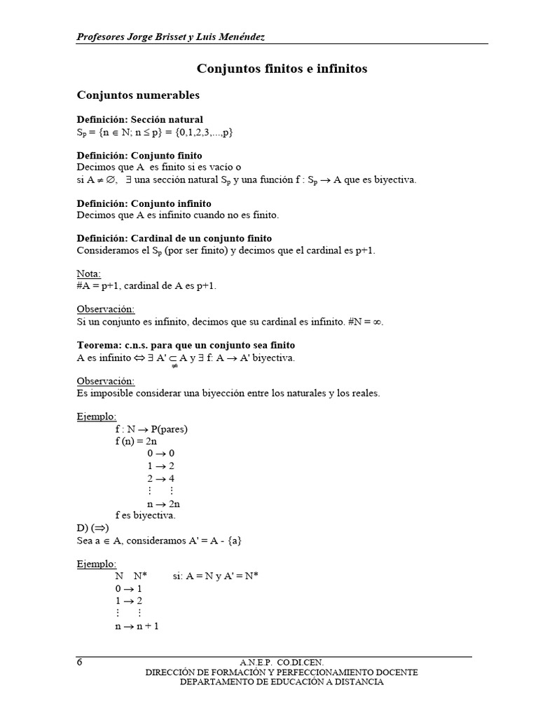 N Mero Real-Conj Finitos e Infinitos | PDF | infinito | Números