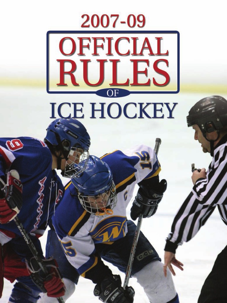 Hockey Rule Book 07-09 | PDF | Sports Rules And Regulations | Sports