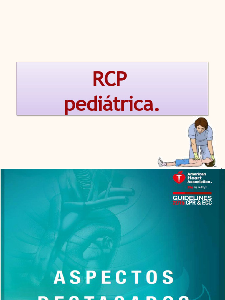 RCP Pediatrico Presentacion | PDF | Reanimación cardiopulmonar | Paro ...