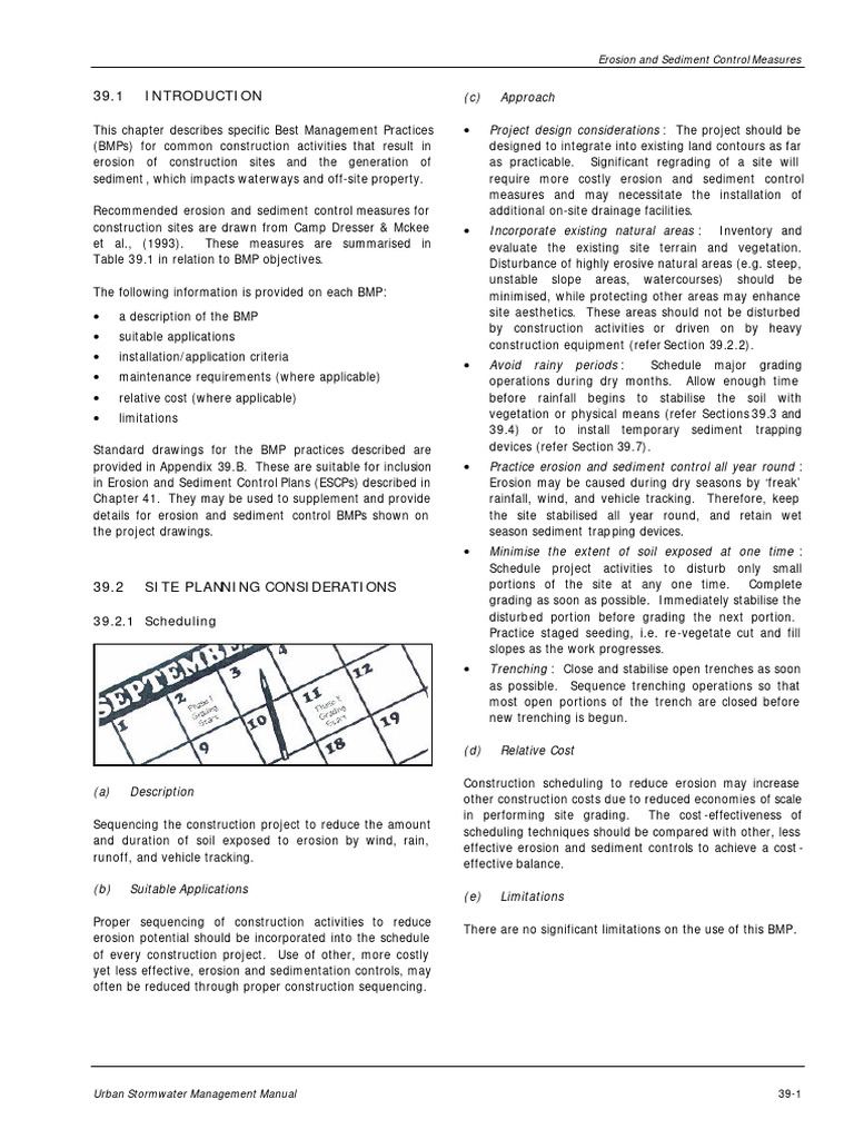 pg1 - Intro ESC Measures | PDF | Erosion | Sediment
