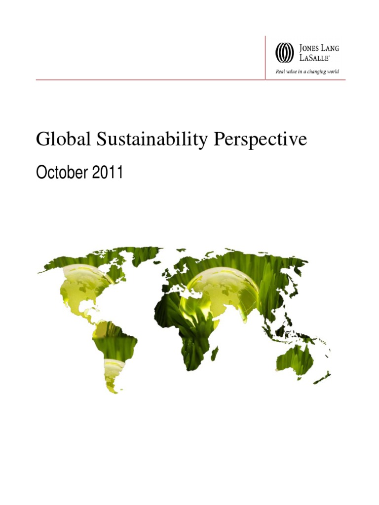 Global Sustainability Perspective October 2011 FINAL | PDF | Leadership ...