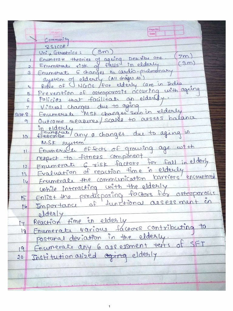 Community Qs Bank | PDF