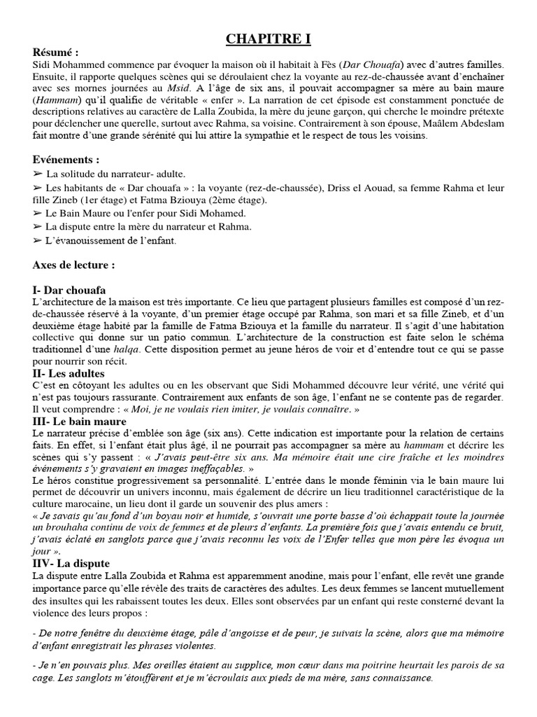 La maison de Dar Chouafa à Fès | PDF