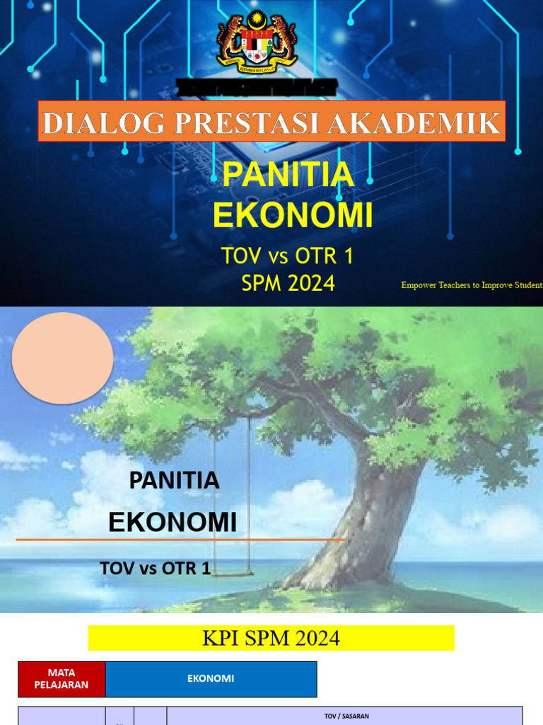 Dpa Panitia Ekonomi Tov VS 0TR1 2024 | PDF
