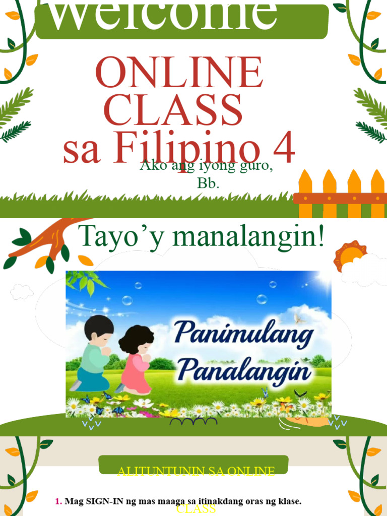 Filipino 4 q2-w2 Cot | PDF