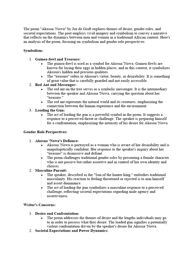 Akosua Anowa | PDF | Gender Role | Gender