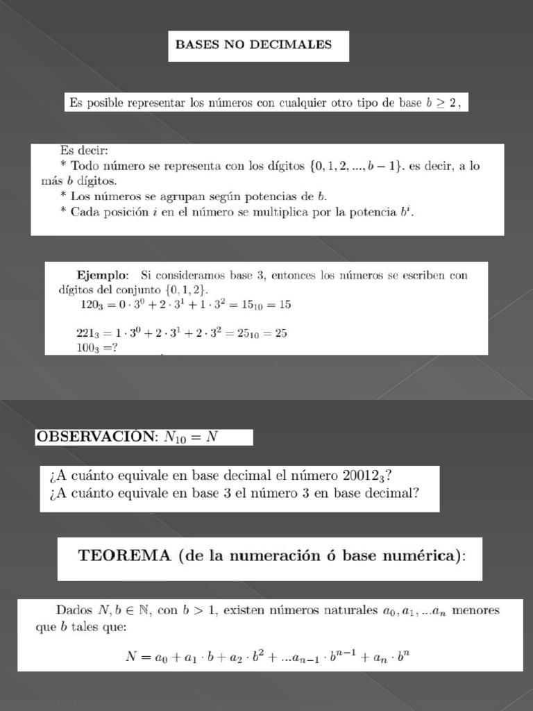 Bases Numericas | PDF