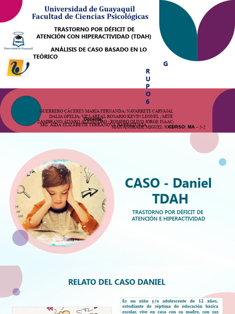 Grupo 6 - Tdah Diapositivas | Descargar gratis PDF | Desorden hiperactivo y deficit de atencion ...