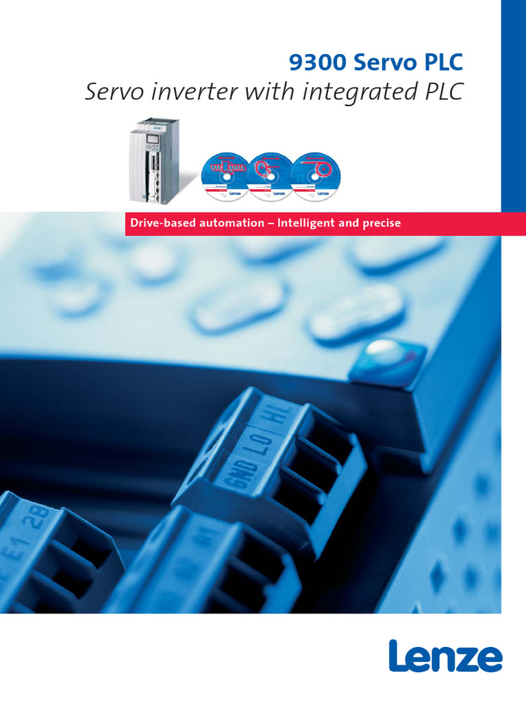 Lenze 9300 Servo PLC Brochure | PDF | Programmable Logic Controller | Software