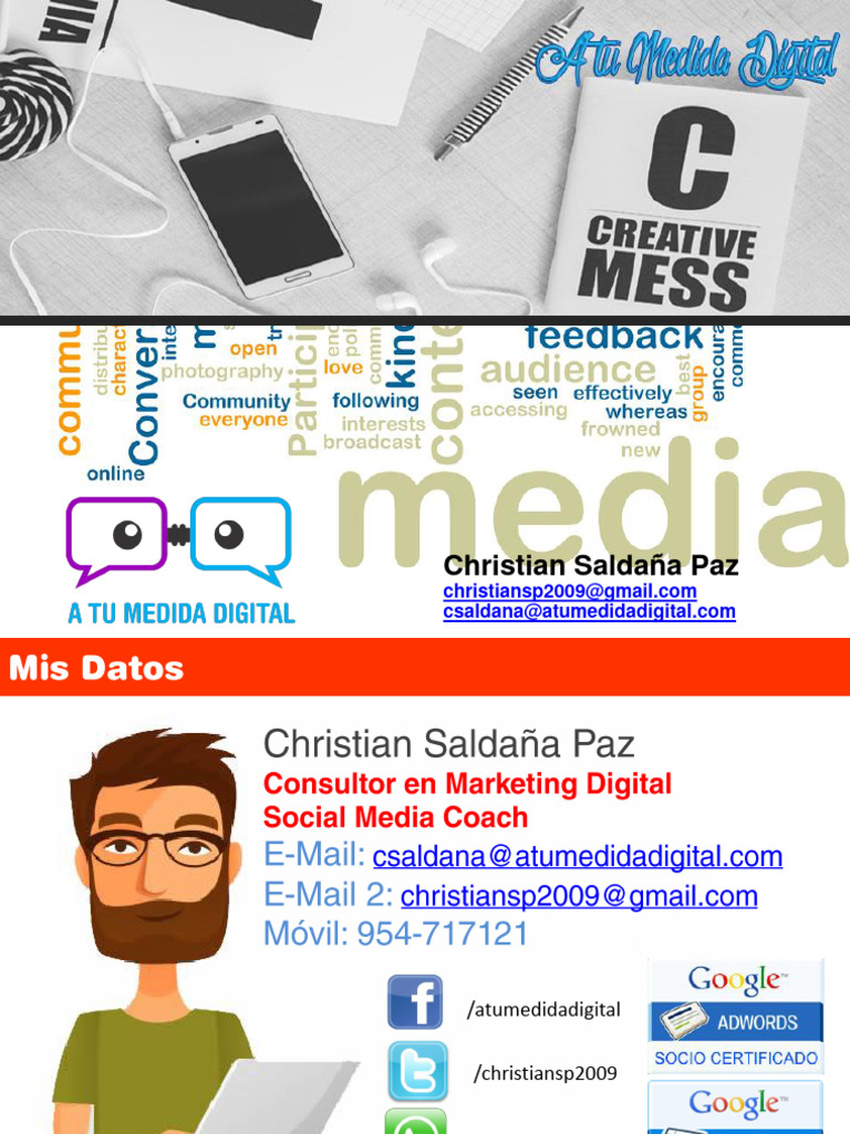 Community Manager Pdf Publicidad Online Facebook