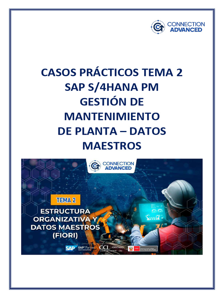 Casos Prácticos - Clase 2 S4hana PM (Datos Maestros) | PDF | Informática | Ciencias de la ...
