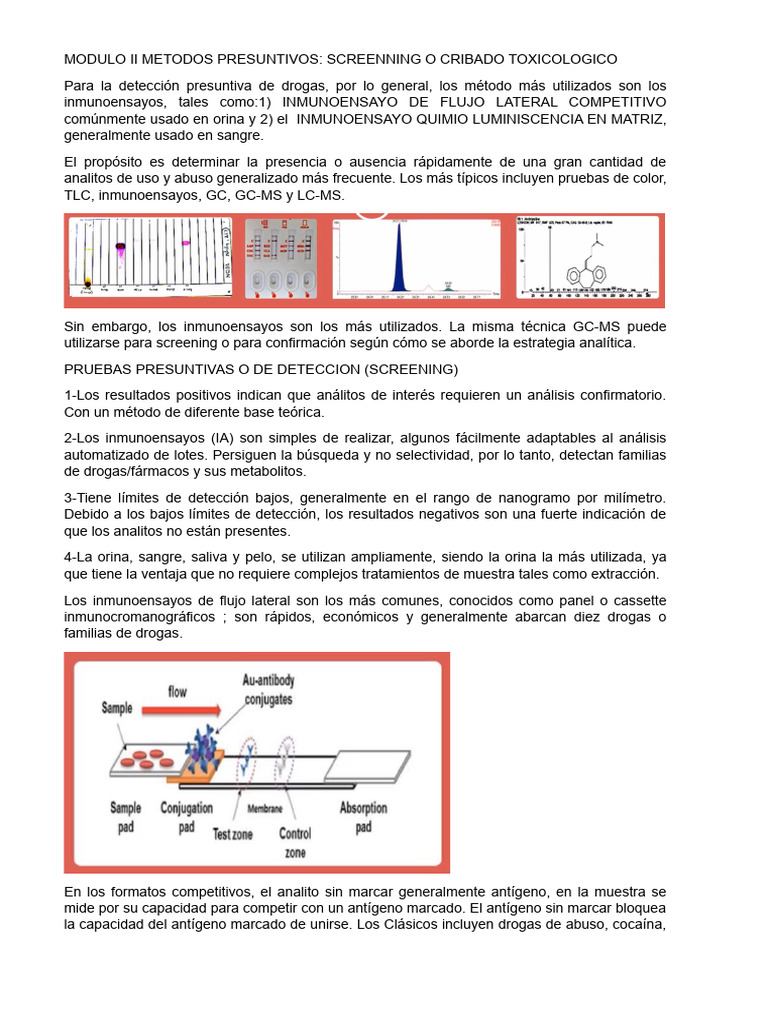 MODULO II 3ra Parte METODOS PRESUNTIVOS y CONFIRMATORIOS | Descargar ...