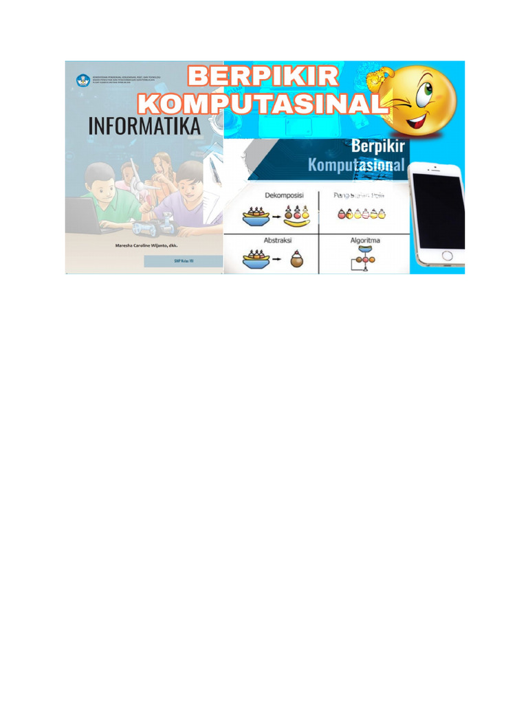 Modul Ajar Informatika Berpikir Komputasional | PDF
