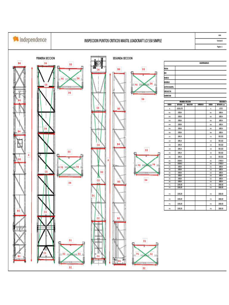 Formato Dimensional LC 550 Simple | PDF | Incidentes marítimos ...