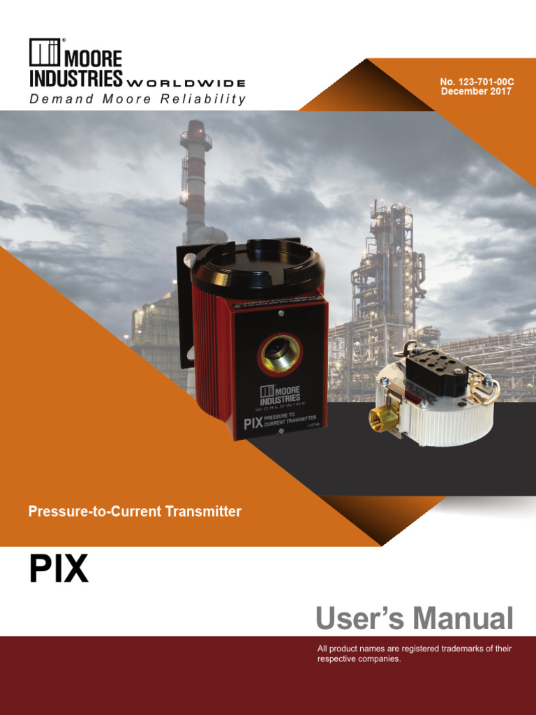 PIX Installation Manual Moore Industries | PDF | Calibration | Voltage