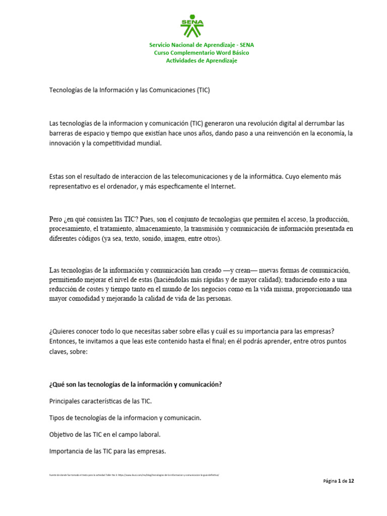 GA1-220501046-AA3 Taller No 3 | PDF | Tecnología de información y comunicaciones | Red de ...