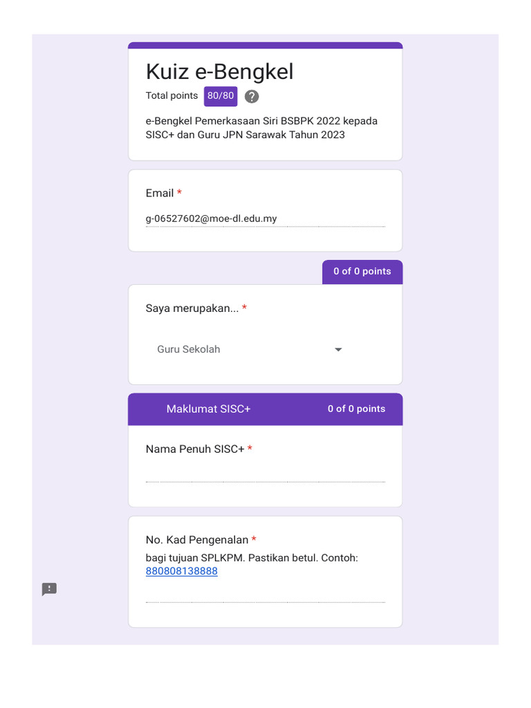 Kuiz E-Bengkel | PDF