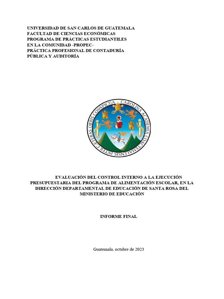 Lic. Mariano Alvarez - Informe Final - Grupo 17 - Propec | PDF ... Lic. Mariano Alvarez - Informe Final - Grupo 17 - Propec | PDF ...