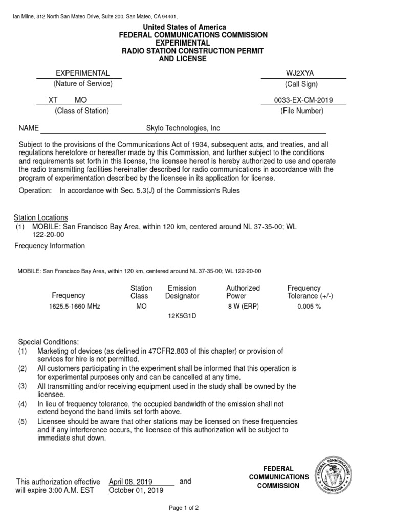 FCC Doc5 | PDF | Radio | License